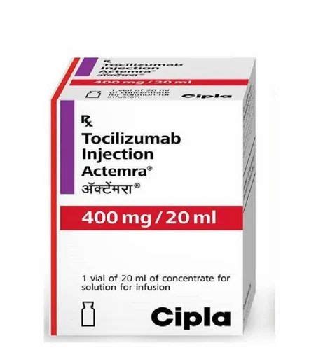 Tocilizumab Injection Actemra 400mg 20ml At Best Price In Baddi