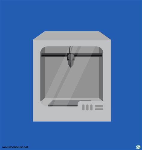 3d 프린터 일러스트 Ai 무료다운로드 Free 3d Printer Vector Download 어반브러시