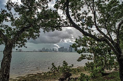 Downtown Miami From The Julia Tuttle Causeway Photograph By Jeff Gale Fine Art America
