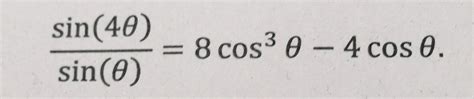 Solved Prove With Eulers Definition Of Sine And Cosine The