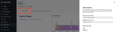 Dynamic Dashboards With Template Variables New Relic