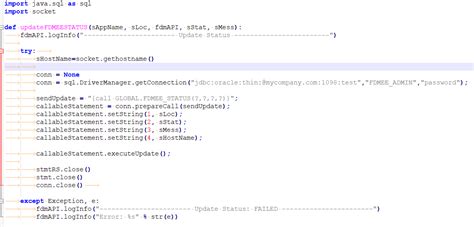 Fdmee Jython Code Re Use With Modules