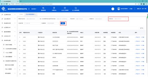 Bug 9669 【历史申请数据查询】区县账号的 根据行政区划查询建议隐藏。因为在申请等级评定时 只能选到区县。所以区县根据镇街社区查 是没