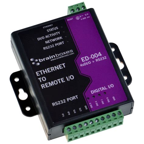 Brainboxes Ed Ethernet To Digital Io And Rs Serial Port Rapid Electronics