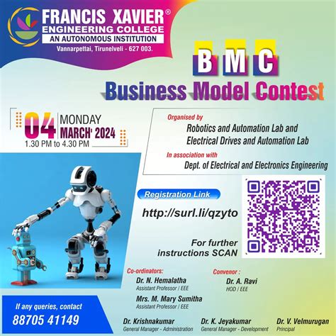 Business Model Contest News And Events Francis Xavier Engineering