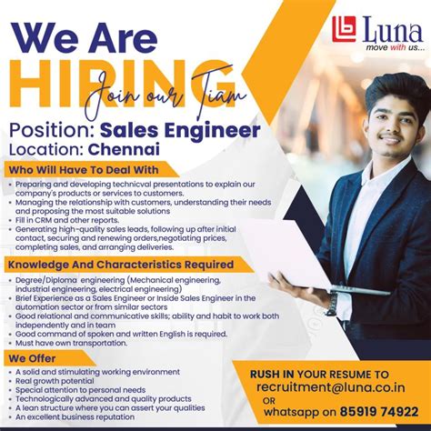 Luna Technologies Pvt Ltd On Linkedin Fieldsalesengineer Salesengineer Technicalsales