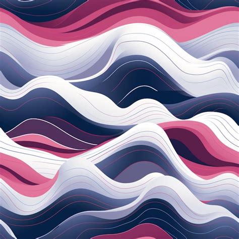 Premium Ai Image A Close Up Of A Colorful Wavy Pattern With A Dark Background Generative Ai