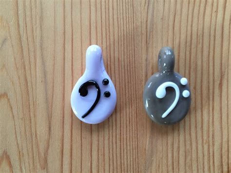 Treble Bass Alto Tenor Clef Pendants Etsy