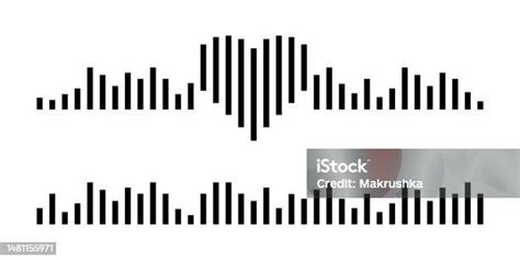 음파 아이콘입니다 오디오 웨이브 이퀄라이저 음성 메시지 웨이브 심장 모양의 맥박 음파 기호입니다 오디오 메시지 펄스 스톡 벡터 일러스트 레이 션 건강관리와 의술에 대한 스톡