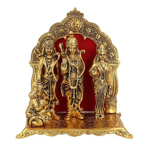 Golden Brass Ram Darbar Statue For Worship At ₹ 590piece In Hathras