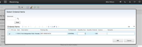 Inventory Receiving Maximo Open Forum