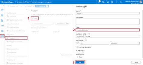 Create Tumbling Window Triggers Azure Data Factory And Azure Synapse