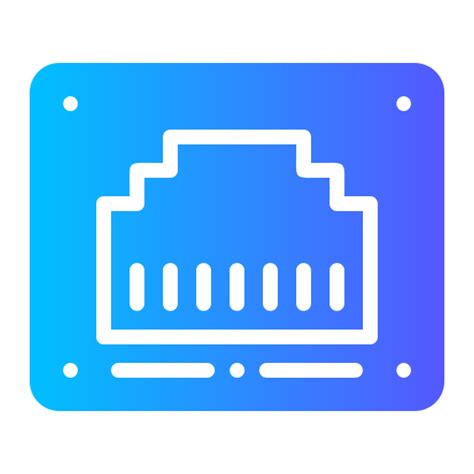 Ethernet Generic Gradient Fill Icon