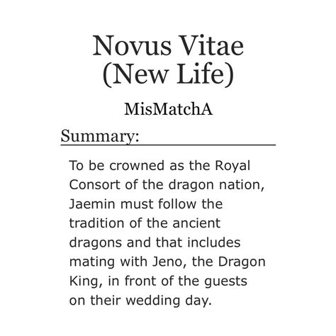 Sel Nomin Au On Ao3 On Twitter Novus Vitae New Life Pwp 🔞 Nomin Top Jn Bttm Jn