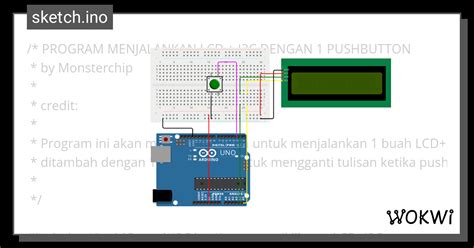 Lcd Push Btn Wokwi Esp32 Stm32 Arduino Simulator