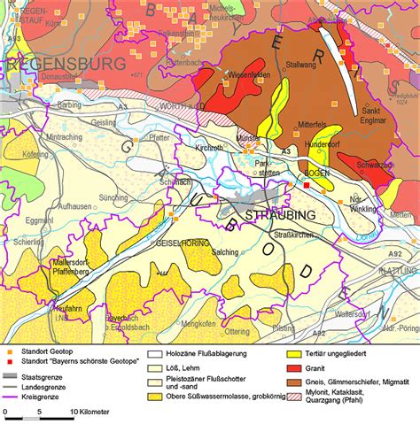 Teufelsfelsen Bogenberg Und Weitere Geotope Im Landkreis Straubing Bogen