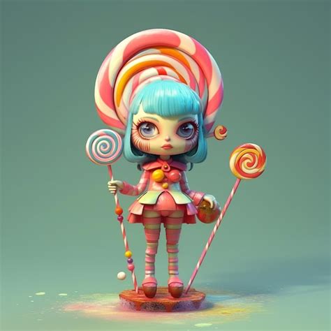 Cute Candy Girl Premium Ai Generated Image Cute Candy Girl Premium Ai Generated Image
