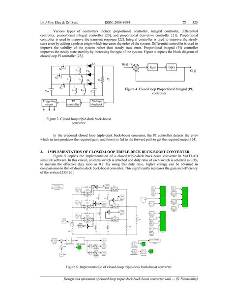 Design And Operation Of Closed Loop Triple Deck Buck Boost Converter With High Gain Soft