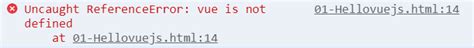 Vue引入vuejs出现uncaught Referenceerror Vue Is Not Defined Starter123 博客园