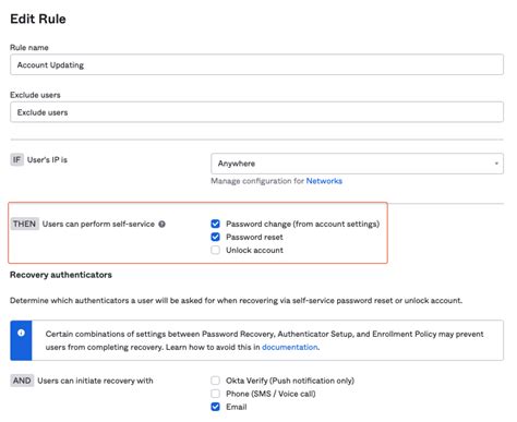 User Unable To Reset Active Directory Password Through Okta