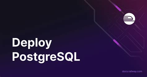Deploy Postgresql Railway Docs