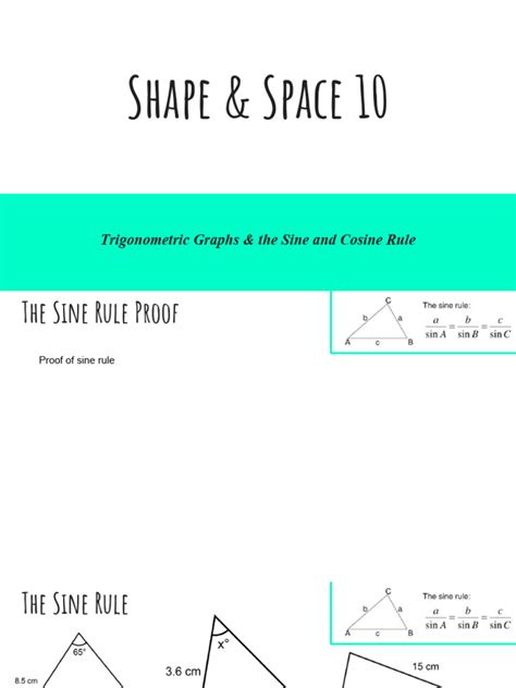 shape and space pdf trigonometric functions triangle