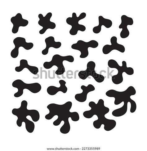 Hand Drawn Black Blobs Collection Stock Vector Royalty Free 2273355989 Shutterstock