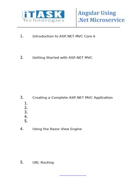 Full Stack Dotnet Itask Pdf Modelviewcontroller Active Server Pages