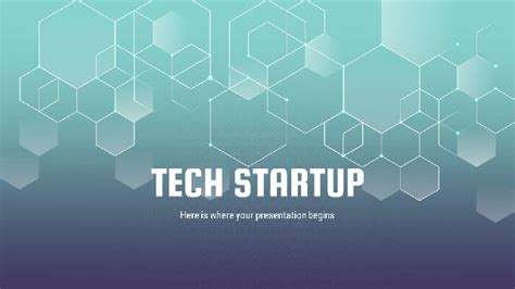 Tech Startup Theme PowerPoint Templates Google Slides