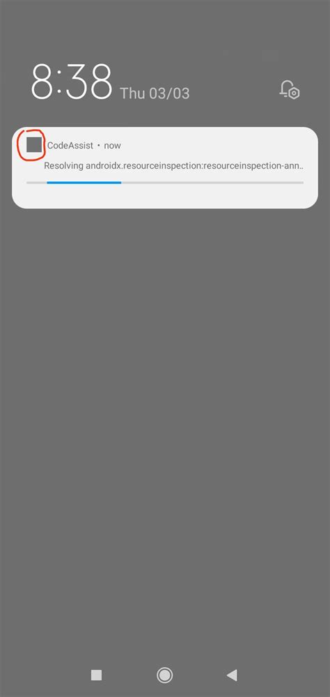not showing codeassist app icon on notification bar · issue 274 · tyron12233 codeassist · github