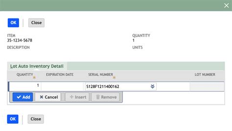 How To Remove The Expiration Date Field From The Inventory Detail Pop Up — Netsuite Community