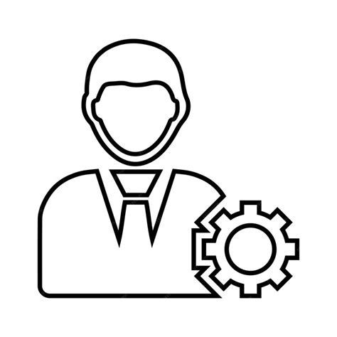 Premium Vector Management Planning Outline Icon Line Art Vector