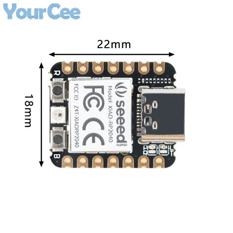 Seeed Xiao Rp2040 Raspberry Pi Desenvolvimento Módulo Placa Para Arduino Micropython Circuitpython