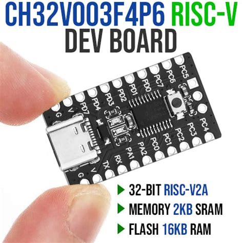CH V F P RISC V USB Dev Board Micro Robotics