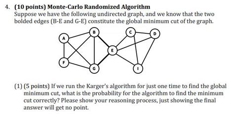Solved 4 10 Points Monte Carlo Randomized Algorithm