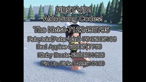 Aldc Song Codes Youtube