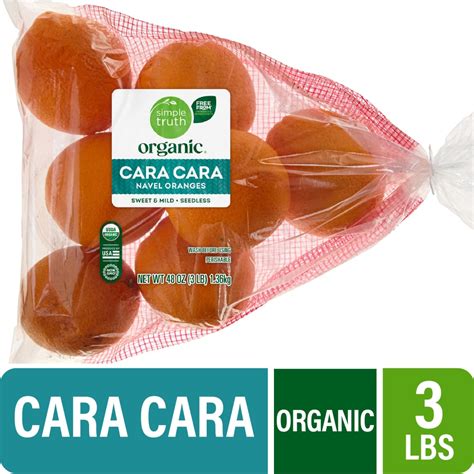 Simple Truth® Fresh Navel Oranges Cara Cara Bag 3 Lb Frys Food Stores