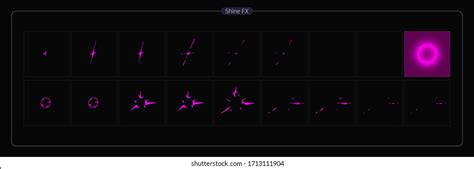 Neat Sprite Sheet For Starburst Animation Sprite Vfx