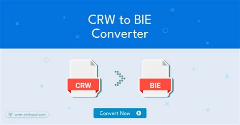 Online CRW To BIE Converter Vertopal