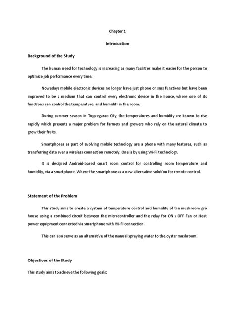 Chapter1 Automatic Humidifier Control System For Mushroom Grow House