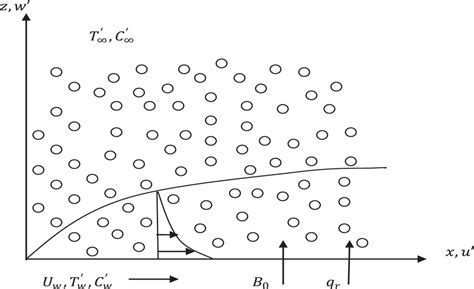 Schematic Fluid Flow Diagram Over A Stretching Sheet Download Scientific Diagram