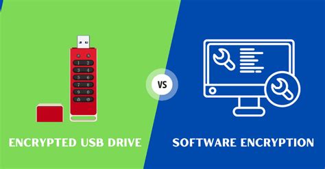 comparison guide encrypted usb drives vs software encryption