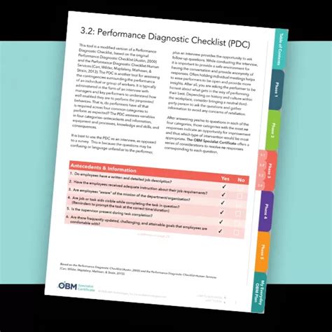 Free Performance Diagnostic Checklist Download Aba Technologies