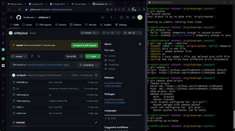 Pradheesh J On Linkedin Started From Scratch And Now Im Merging Branches Like A Pro Kinda Cool