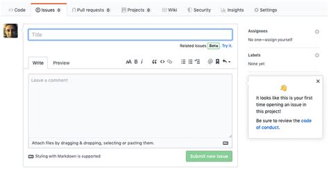 Issue Template For Organization Does Not Work Community Discussion GitHub