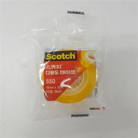 스카치™다용도테이프리필550 18mm20m3m 배민스토어