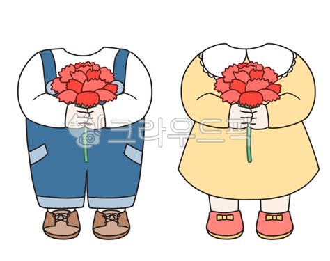 카네이션 어버이날 스승의날 얼굴넣기 얼굴합성 사진 이미지 일러스트 캘리그라피 오목작가 School Board
