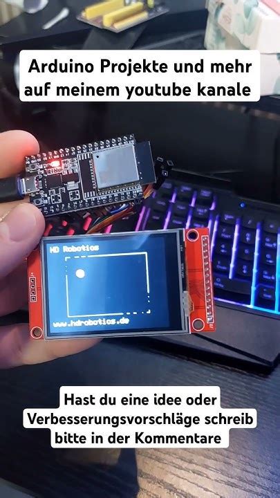 Arduino Esp32 Und Tft 24 Zoll Display Coole Animation Arduinoproject Tftdisplay Touchscreen