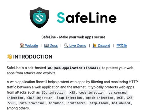 protect your site with safeline a free open source waf dev community