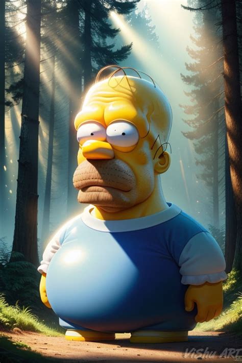 Homer Simpson By Sintarin On Deviantart